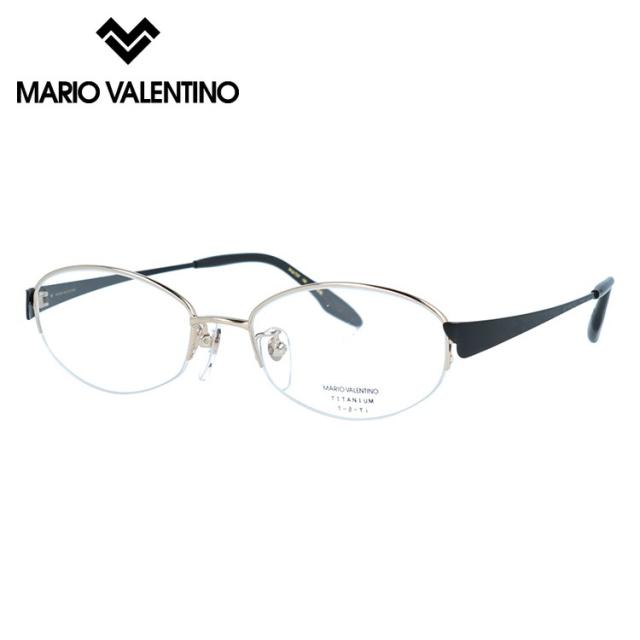 国内正規品 マリオ・ヴァレンティーノ メガネフレーム 伊達メガネ MARIO VALENTINO MV-345 C1 51 オーバル ユニセックス メンズ レディース