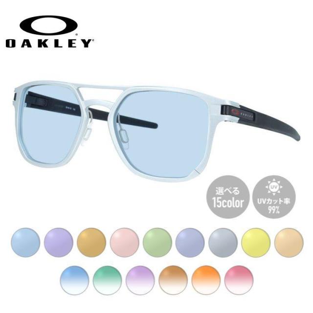 【選べるレンズ15色】オークリー サングラス ラッチアルファ ミラーレンズ OAKLEY LATCH ALPHA OO4128-0253 53サイズ ヘキサゴン（ダブルブリッジ） メンズ レディース 海外正規品