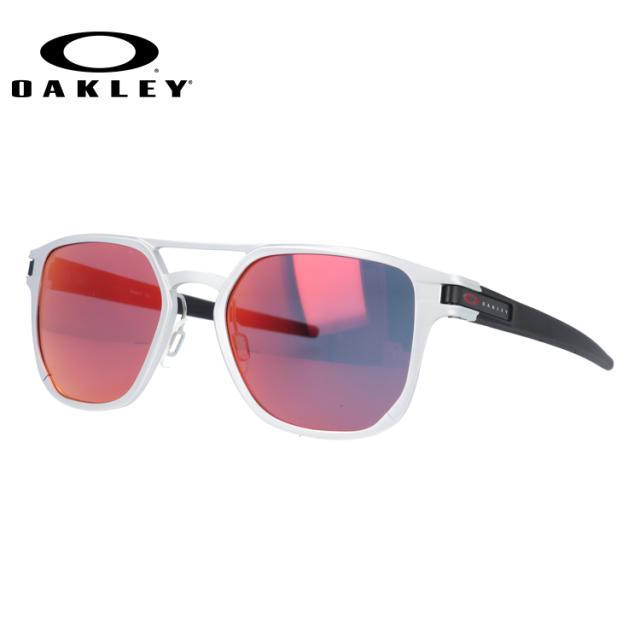 【海外正規品】オークリー サングラス OAKLEY ラッチ アルファ LATCH ALPHA OO4128-0253 53サイズ ミラーレンズ ヘキサゴン型 ユニセックス アイウェア UVカット ギフト対応 釣り ゴルフ ドライブ アウトドア 運転 オークレー
