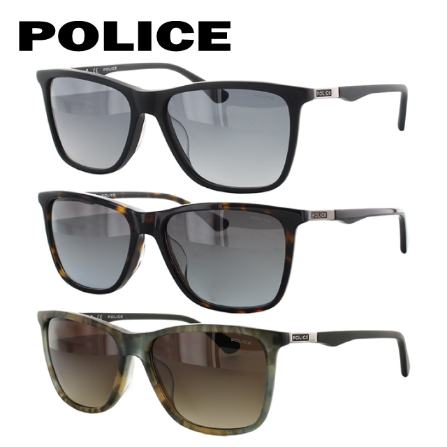 【国内正規品】ポリス POLICE サングラス 2017モデル SPL362I 全3カラー 55サイズ アジアンフィット BROOKLYN2 メンズ 新品 プレゼント 記念日