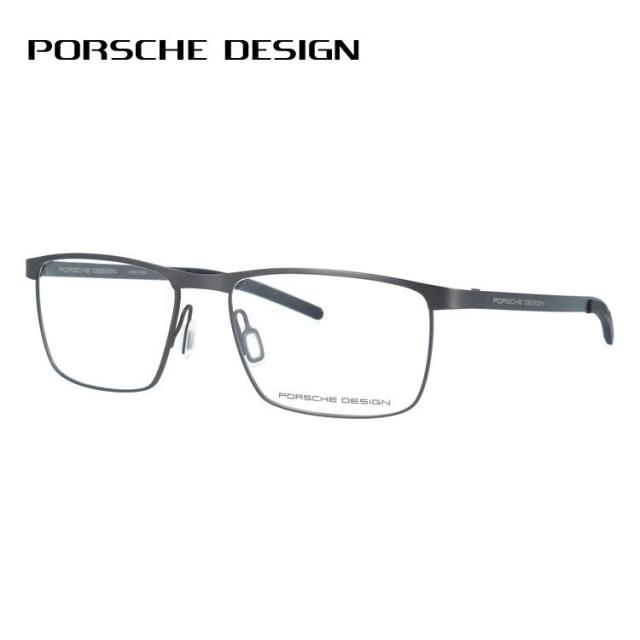 ポルシェデザイン メガネフレーム 伊達メガネ PORSCHE DESIGN P8378 C 55 スクエア ユニセックス メンズ レディース 国内正規品