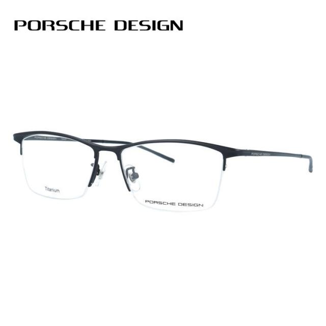 ポルシェデザイン メガネフレーム 伊達メガネ PORSCHE DESIGN P8743 D 54 スクエア ユニセックス メンズ レディース 国内正規品
