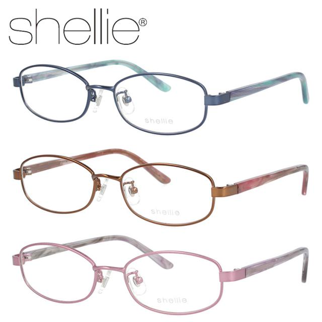 シェリー メガネフレーム オーバル型 伊達メガネ shellie SH6340 全3カラー 51サイズ メンズ レディース プレゼント