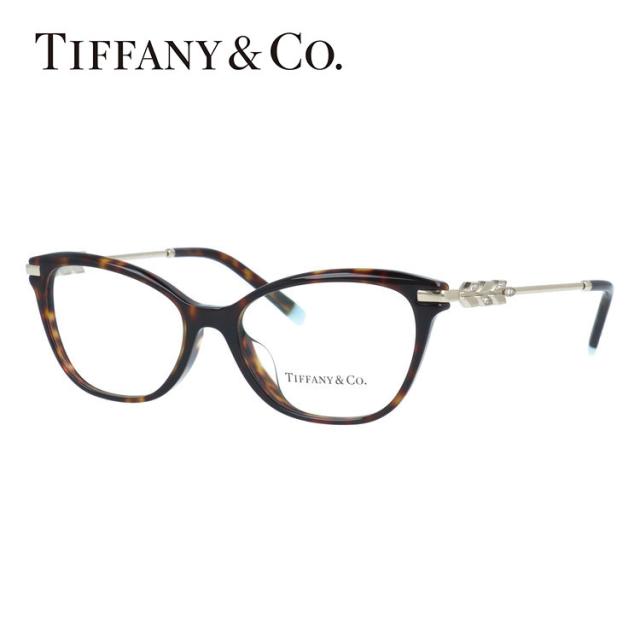 訳あり・店頭展示品/外箱なし ティファニー メガネフレーム 伊達 アジアンフィット Tiffany&Co. TF2219BF 8015 52 オリーブリーフ フォックス 国内正規品