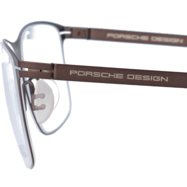 国内正規品】ポルシェデザイン メガネフレーム スクエア型 PORSCHE
