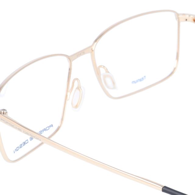 国内正規品】ポルシェデザイン メガネフレーム スクエア型 伊達メガネ