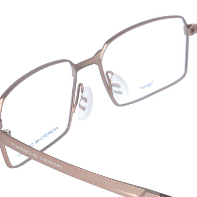 国内正規品】ポルシェデザイン メガネフレーム スクエア型 伊達メガネ