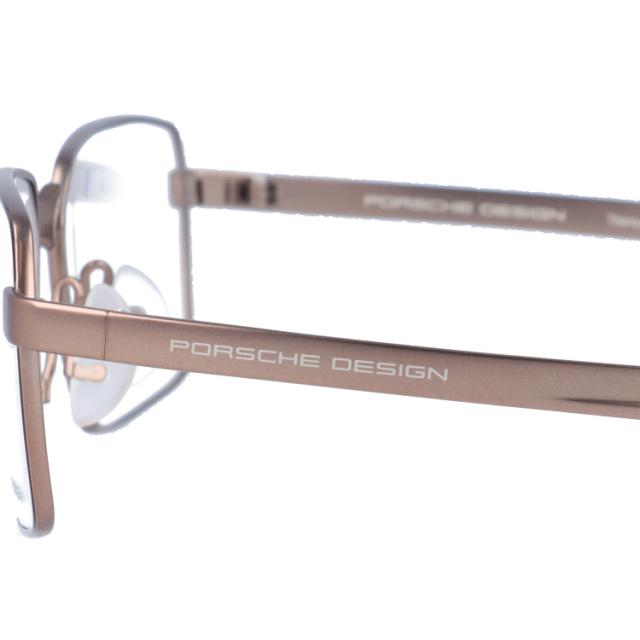 国内正規品】ポルシェデザイン メガネフレーム スクエア型 伊達メガネ