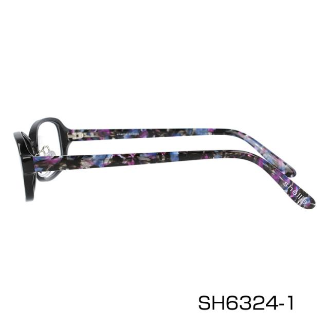 シェリー メガネフレーム スクエア型 伊達メガネ shellie SH6324 全3