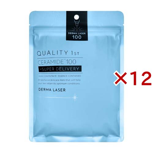 クオリティファースト ダーマレーザー スーパーセラミド100 マスク(7枚入×12セット)[シートマスク]