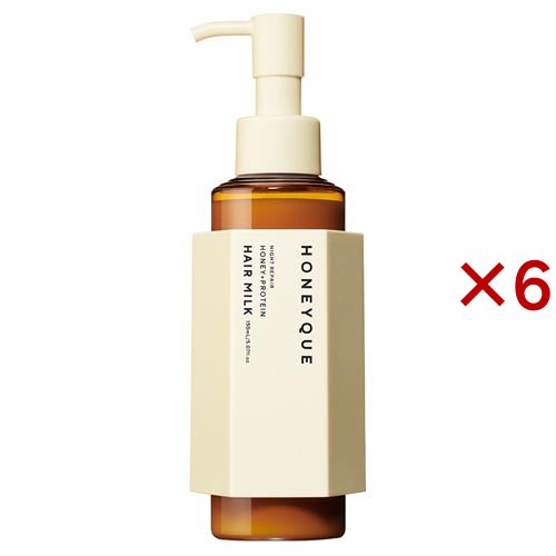 ハニーク ナイトリペア 2WAY ヘアミルク モイスト アクアブロッサムハニー(150ml×6セット)[ヘアケア]