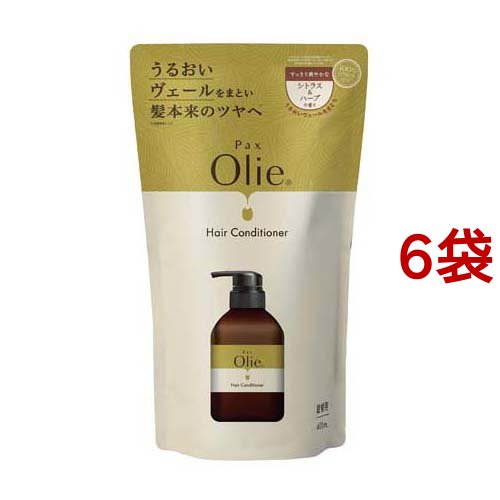 パックスオリー ヘアコンディショナー シトラス＆ハーブ 詰替用(400ml*6袋セット)[リンス・コンディショナー その他]