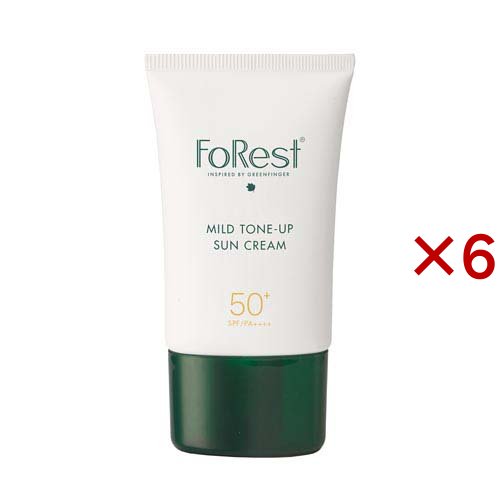 グリーンフィンガーフォレスト マイルドトーンアップUV クリーム(50ml×6セット)[UV 日焼け止め SPF50〜]