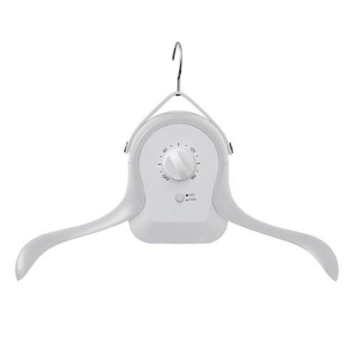 サンコー シワを伸ばすハンガー型乾燥機 アイロンいら〜ず ホワイト HRNCLSSWH(1個入)[除湿機・乾燥機]
