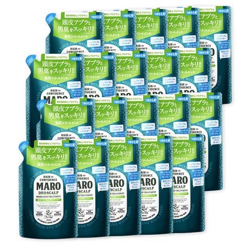 MARO 薬用デオスカルプトリートメント 詰め替え(400ml*20袋セット)[フケ・かゆみ・スキャルプケア用]