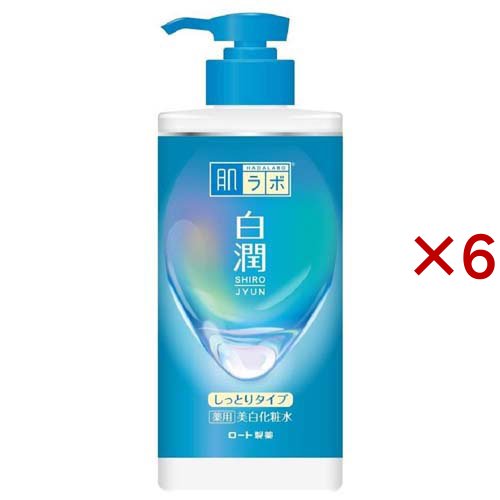 肌ラボ 白潤 薬用美白化粧水 しっとり 大容量ポンプ(400ml×6セット)[保湿化粧水]