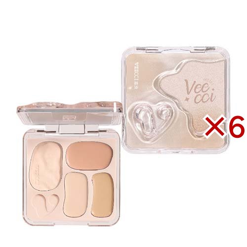VEECCI(ヴィーチ) パーフェクトカバー 4色コンシーラー W01(4.5g×6セット)[コンシーラー]