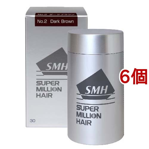 スーパーミリオンヘアー ダークブラウン(30g*6個セット)[ヘアスタイリング剤 その他]