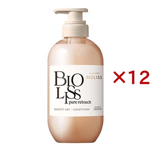 ビオリス ピュアレタッチ ぺたふぅわ ヘアコンディショナー(480mL×12セット)[ダメージケアリンス・コンディショナー]