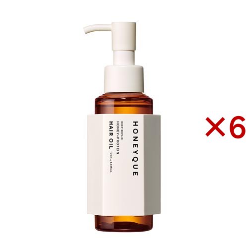 ハニーク カスタムヘアオイル エクストラモイスト アクアブロッサムハニーの香り(100ml×6セット)[ヘアオイル]
