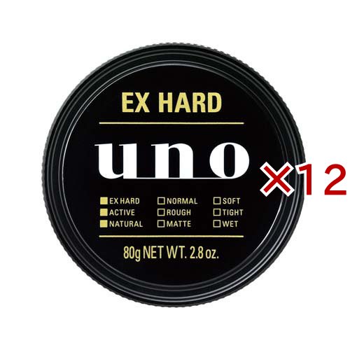 ウーノ エクストリームハード f(80g×12セット)[ヘアスタイリング剤 その他]