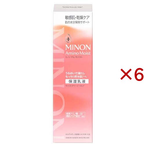ミノンアミノモイストモイストチャージミルク(100g×6セット)[保湿乳液]