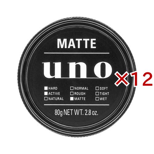 ウーノ マットエフェクター f(80g×12セット)[ヘアスタイリング剤 その他]