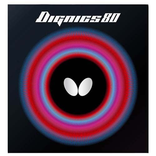 バタフライ 卓球 ラバー ディグニクス80 06050 レッド(006) TA(1枚)[卓球]