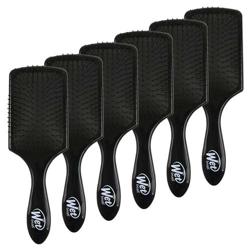 ウェットブラシ パドルディタングラー ブラック(6本セット)[ブラシ]