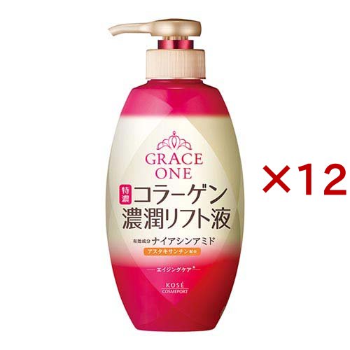 グレイス ワン 薬用リンクル リフト液(230mL×12セット)[保湿乳液]