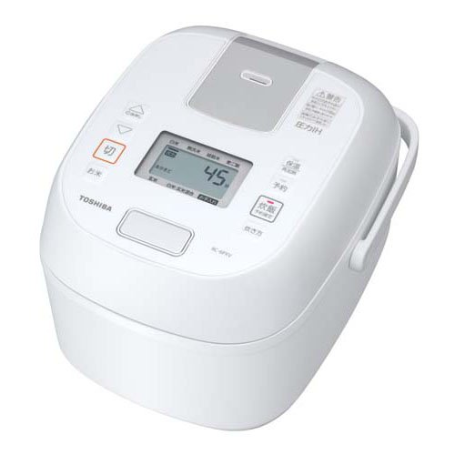 東芝 コンパクト圧力IH炊飯器 3.5合 炊き分け機能 RC-6PXV(W)(1台)[炊飯器]