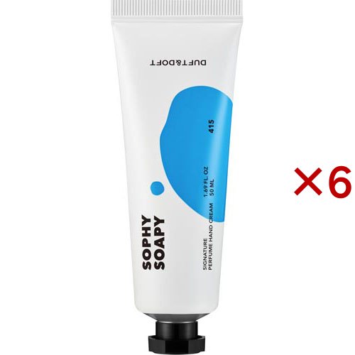 ダフトアンドドフト シグネチャーパフュームハンドクリーム ソフィーソーピー(50mL×6セット)[ハンドケア その他]