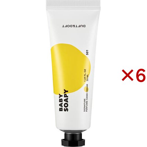 ダフトアンドドフト シグネチャーパフュームハンドクリーム ベビーソーピー(50mL×6セット)[ハンドケア その他]