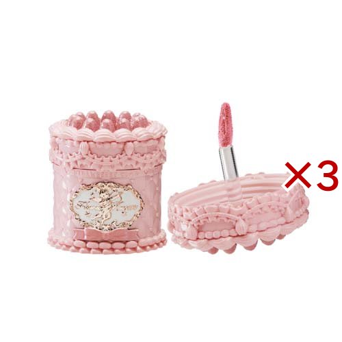 フラワーノーズ ストロベリーキューピッド ケーキリップクリーム V04(5ml×3セット)[リップカラー]