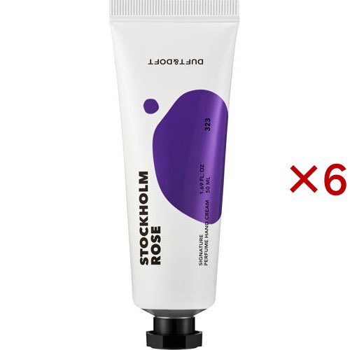 ダフトアンドドフト シグネチャーパフュームハンドクリーム ストックホルムローズ(50mL×6セット)[ハンドケア その他]