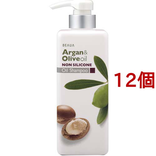 ビューア アルガン＆オリーブオイル シャンプー(550ml*12個セット)[ノンシリコンシャンプー]