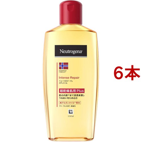 ニュートロジーナ インテンスリペア オイル 超乾燥肌用 PLus(200ml*6本セット)[ボディオイル]