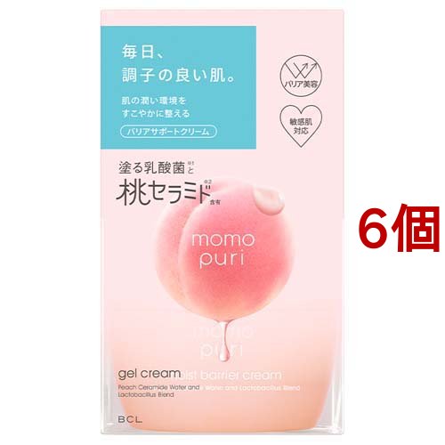 ももぷり 潤いバリアクリーム(80g*6個セット)[保湿クリーム]