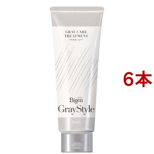 ビゲン グレイスタイル グレイケアトリートメント つやめきシルバー(200g*6本セット)[白髪染めトリートメント]