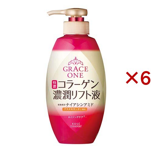 グレイス ワン 薬用リンクル リフト液(230mL×6セット)[保湿乳液]
