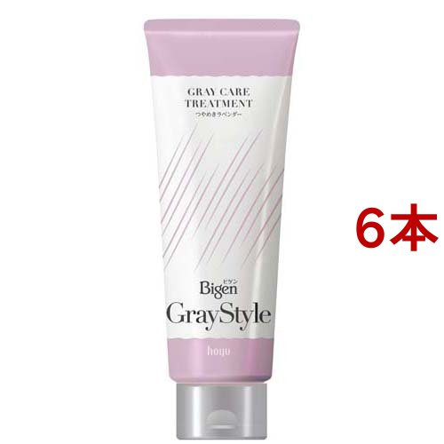 ビゲン グレイスタイル グレイケアトリートメント つやめきラベンダー(200g*6本セット)[白髪染めトリートメント]