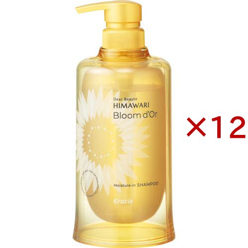 ディアボーテ ブルームドール モイスチャーイン シャンプー ポンプ(390ml×12セット)[シャンプー その他]