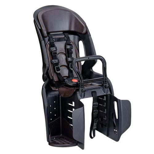 自転車用チャイルドシート ブラック・こげ茶 RBC-011DX5(1台)[セーフティグッズ その他]