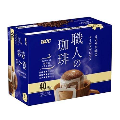 UCC 職人の珈琲 ワンドリップコーヒー まろやか味のマイルドブレンド(40杯分)[ドリップパックコーヒー]の通販はau PAY マーケット - 爽快ドラッグ | au PAY マーケット－通販サイト
