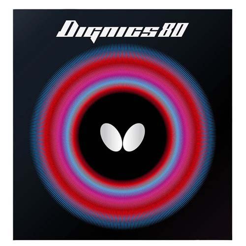 バタフライ 卓球 ラバー ディグニクス80 06050 ブラック(278) A(1枚)[卓球]