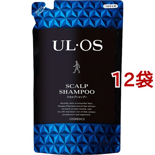 ウルオス(UL・OS／ウル・オス) 薬用スカルプシャンプー つめかえ用(420ml*12袋セット)[フケ・かゆみ・スカルプケアシャンプー]