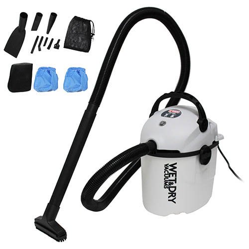 藤原産業 E-Value 乾湿両用掃除機10L EVC-100P+クロスフィルター付き(1セット)[掃除機]