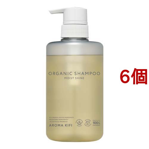 アロマキフィ オーガニックシャンプーモイストシャイン(480ml*6個セット)[シャンプー その他]