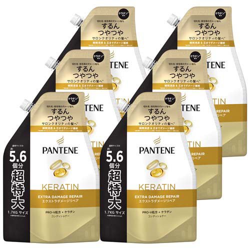 パンテーン エクストラダメージリペア コンディショナー 詰替 超特大 ケース(1700g×6個)[ダメージケアリンス・コンディショナー]