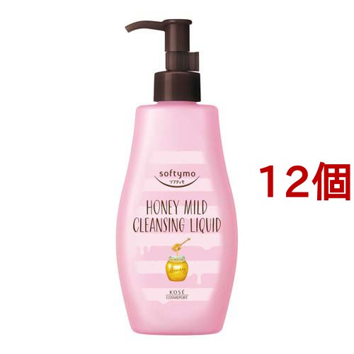 ソフティモ  クレンジングリキッド ハニーマイルド(230ml*12個セット)[クレンジング その他]